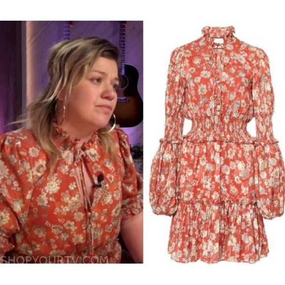 Alexis | Dresses | Nwt Alexis Rosewell Mini Dress In Rust Red Floral ...